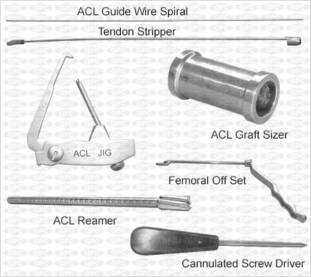 ACL Instrument Set Manufacturer & Supplier | India