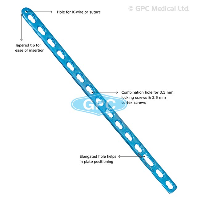 3.5 mm Metaphyseal Plate Manufacturer & Supplier | India